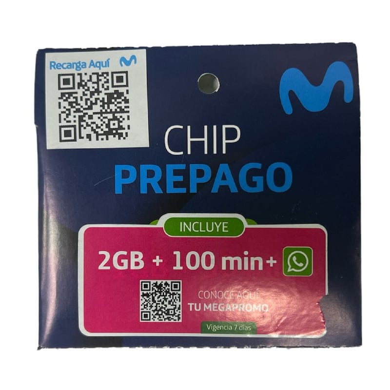 MOVISTAR Chip Prepago Movistar Sim Card Carga Inicial | falabella.com