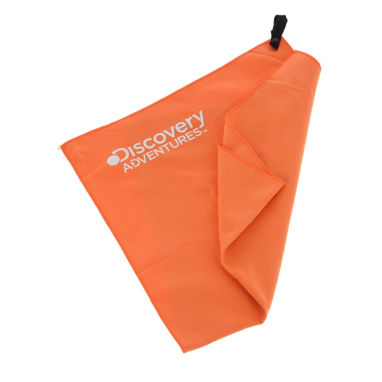 DISCOVERY Toalla Seca Microfibra Naranja | falabella.com