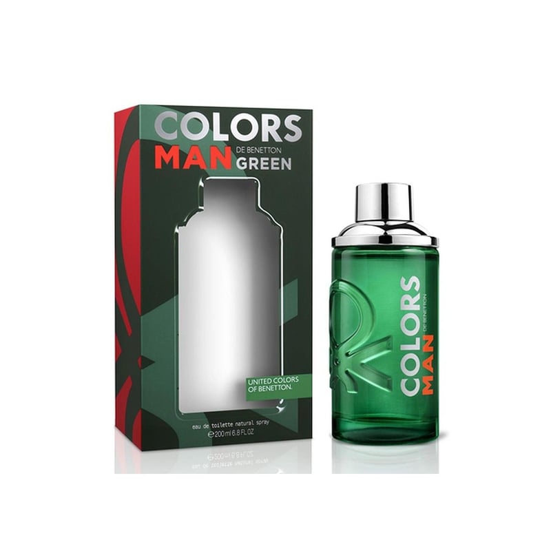 BENETTON COLORS MAN GREEN EDT 200ML | falabella.com