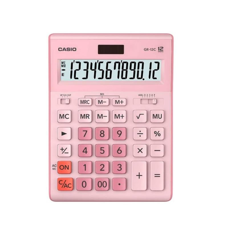 CASIO Calculadora de Mesa Rosada | falabella.com