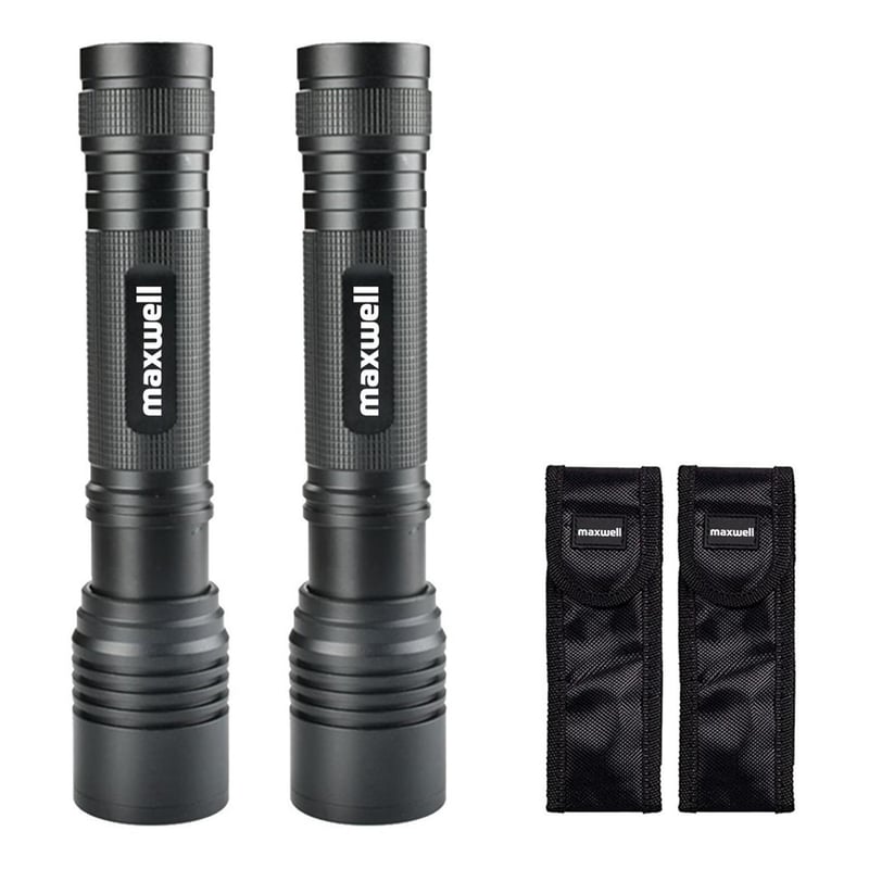 MAXWELL Linterna Led Set De 2 Maxwell Bateria Impermeable | falabella.com