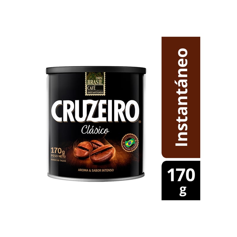 CRUZEIRO Cafe Clasico Instantáneo Cruzeiro Lata 170 gr CRUZEIRO ...