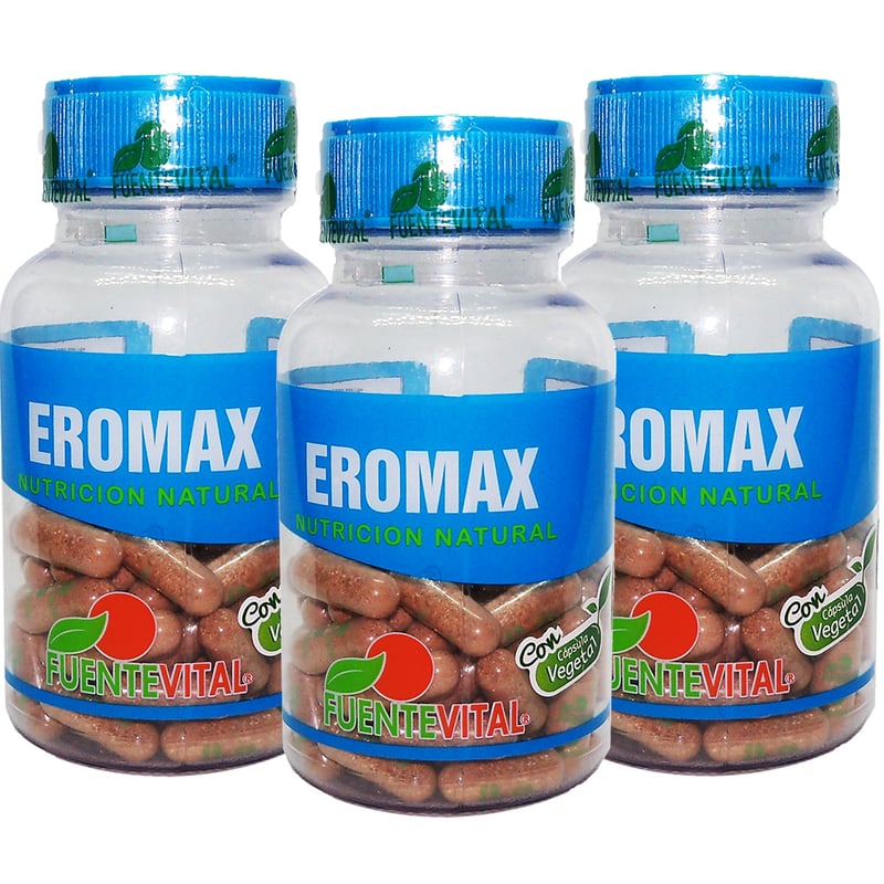 FUENTEVITAL 3 PACK EROMAX 60 CAPSULAS VEGETALES - 300 MG | falabella.com