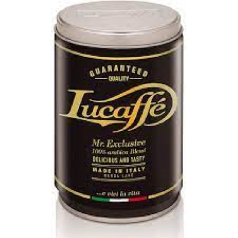 LUCAFFE Café Lucaffe Tarro Negro Mr Exclusive 250gr Grano Molido | falabella.com