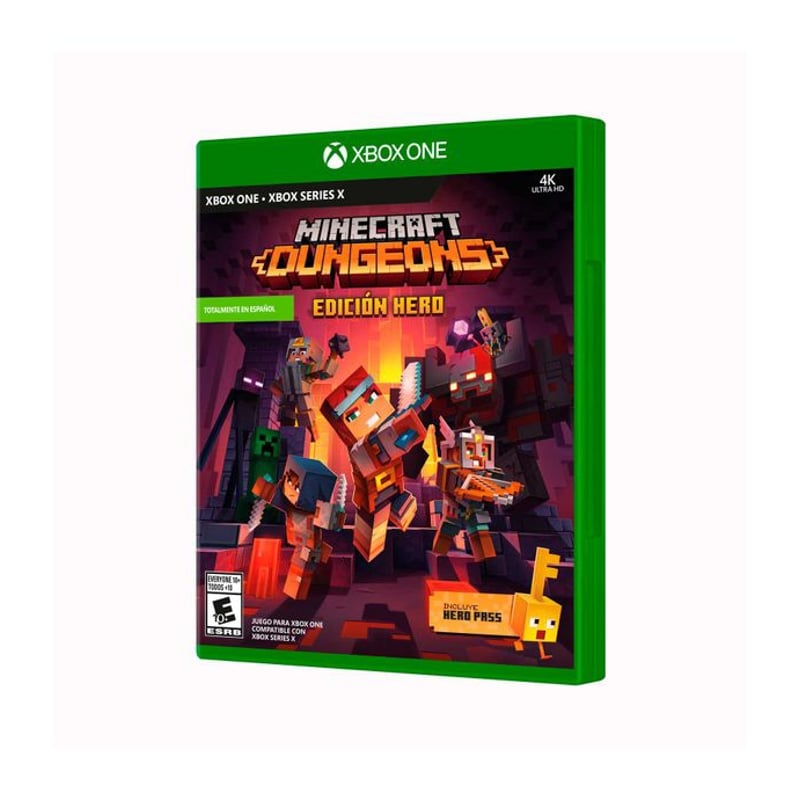 XBOX Minecraft Dungeons Edición Hero XBox One Xbox Serie X juego fisico ...