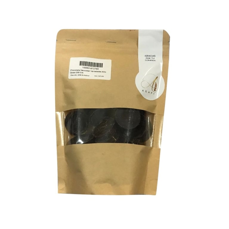 GENERICO Chocolate Neucober Alto Cacao 200 Grs 60% Cacao Sin Azúcar ...