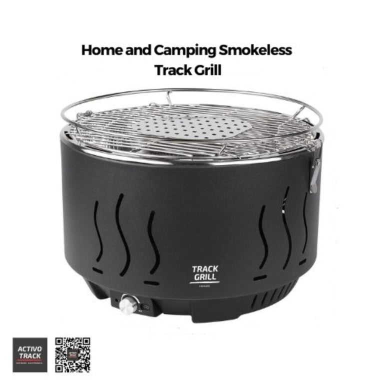 ACTIVOTRACK Parrilla Track Grill Camping y Hogar bajo humo 34cm ...