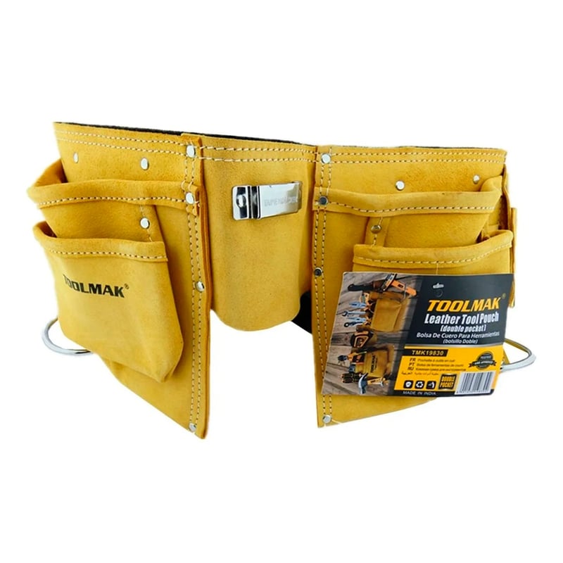 Coleto Carpintero De Cuero Doble Porta Herramienta Tmk19830 | Sodimac ...