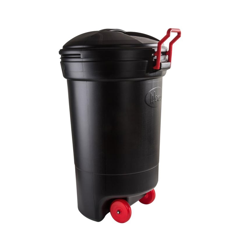 WENCO Basurero 125 Litros Negro Con Ruedas WENCO | falabella.com