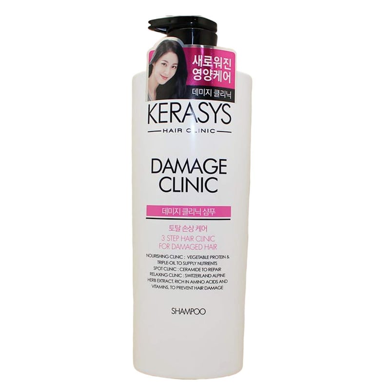 KERASYS Shampoo Coreano Damage Clinic (Kerasys) -600 ml Cabellos ...