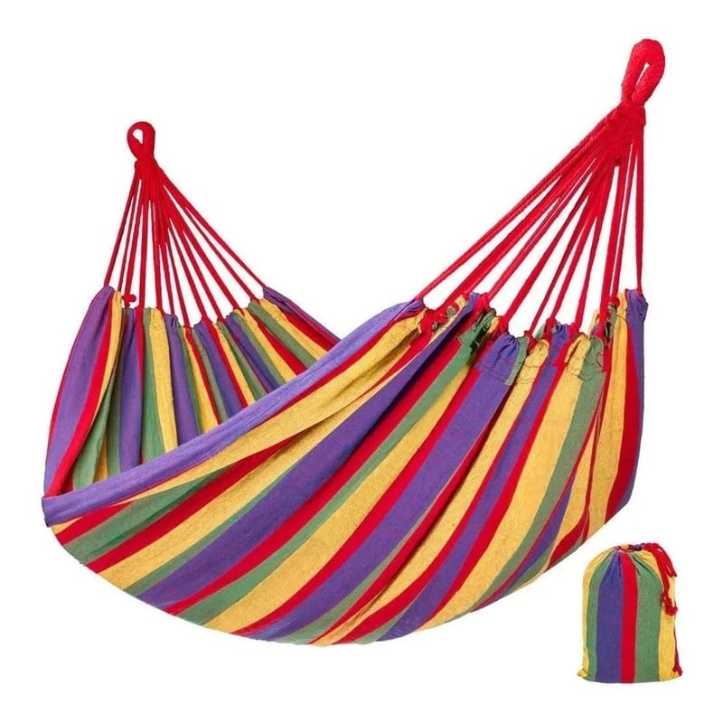 GENERICO Hamacas Colgante Silla Hamaca Colgante Algodon Para Terraza y ...