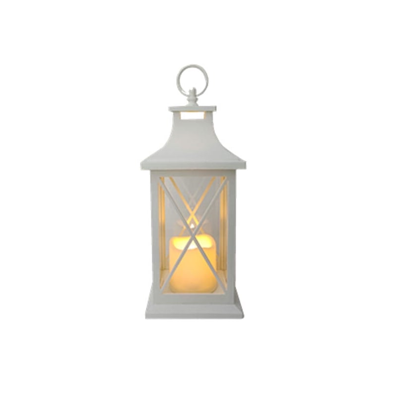 Fanal Plastico Con Vela Led Fn6005 Blc Vgo | Sodimac Chile