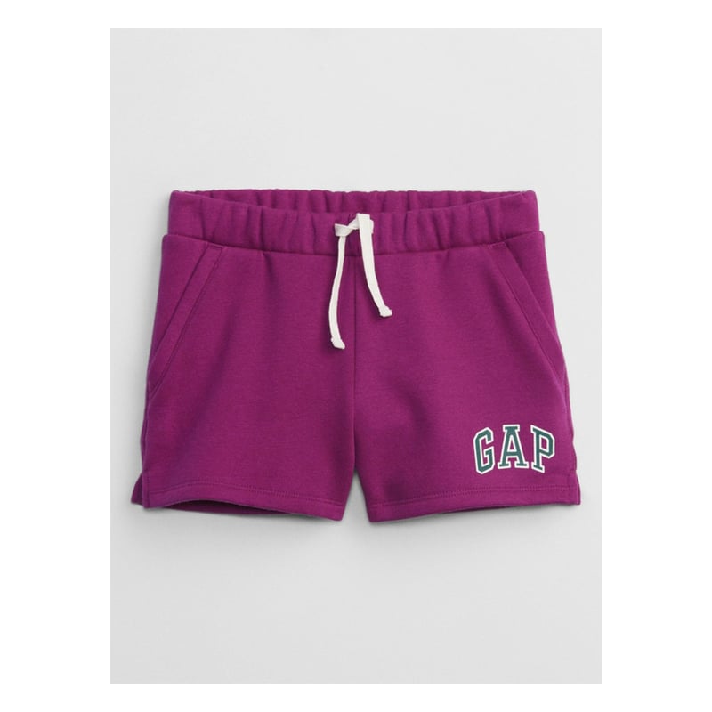 GAP Short Logo Algodón Logo Ñiña Morado GAP | falabella.com