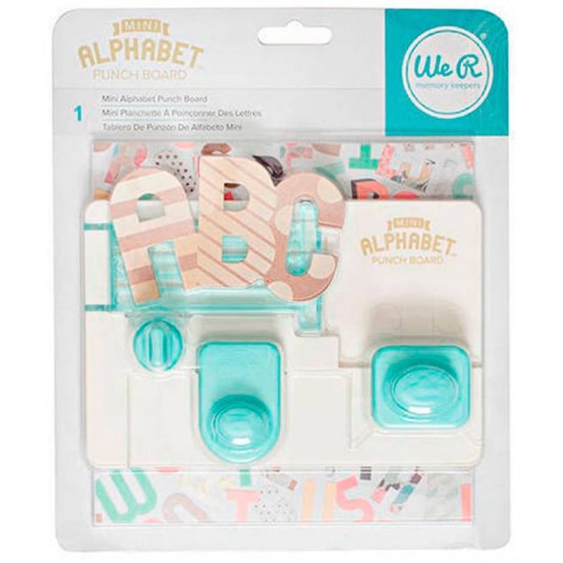 GENERICO MINI ALPHABET PUNCH BOARD GRANDE WE R MEMORY KEEPERS ...