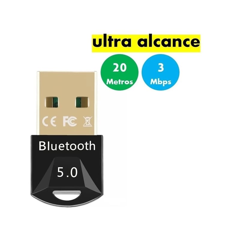 GENERICO Adaptador Usb Bluetooth 5.0 Ultra Alcance / Notebook / Pc | falabella.com