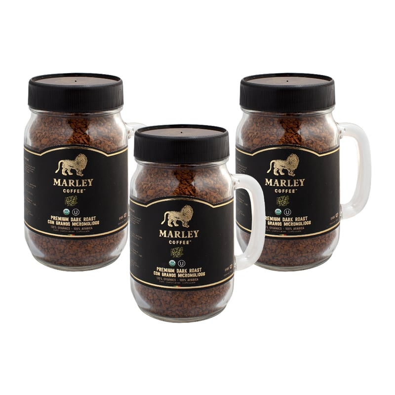 MARLEY COFFEE Pack 3x Café orgánico liofilizado Stir It Up 100 g ...