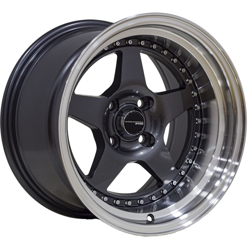 GENERICO WORK EMOTION 15X8 4X100 ET0 GRAY (SET 4 LLANTAS) | falabella.com