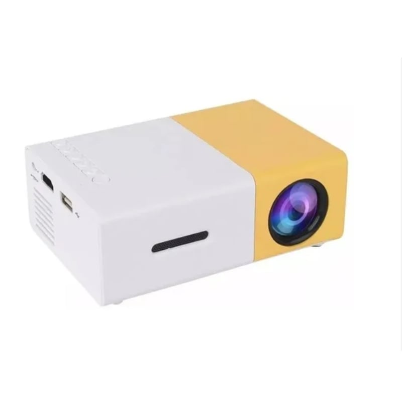 ESHOPANGIE Mini Proyector Led Portatil Hdmi Vga Usb Sd 600lm YG300 ...