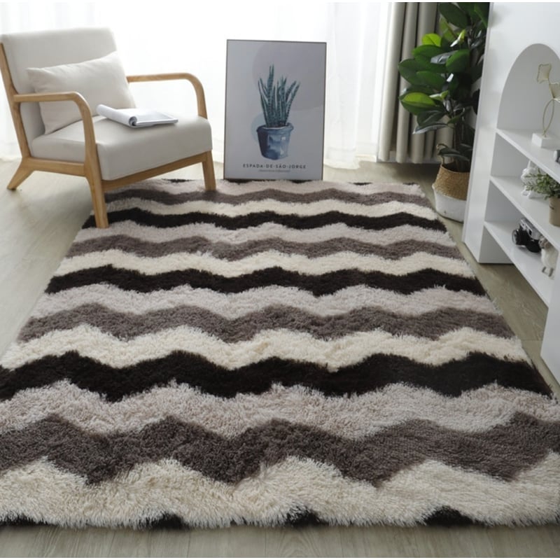 HOMER DESIGN Alfombra 120x160cm Peluda Super Suave para living homer ...