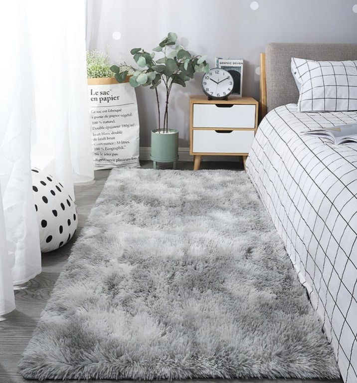 HOMER DESIGN Bajada De Cama Peluda Alfombra 60x160 Cm Homer Design ...