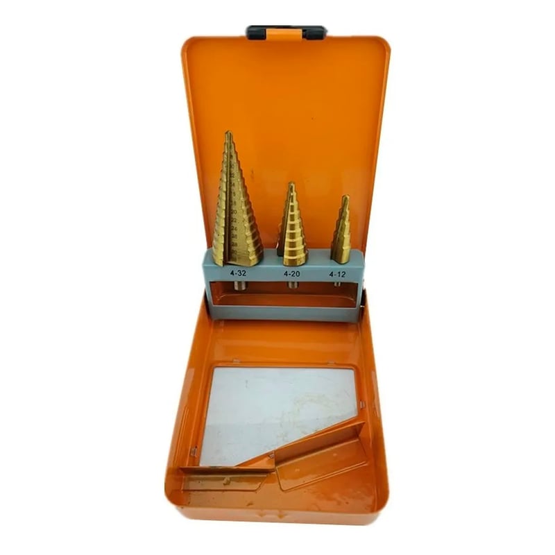 GENERICO Juego Kit Set De Broca Escalonada 3 Piezas Toolmak | falabella.com
