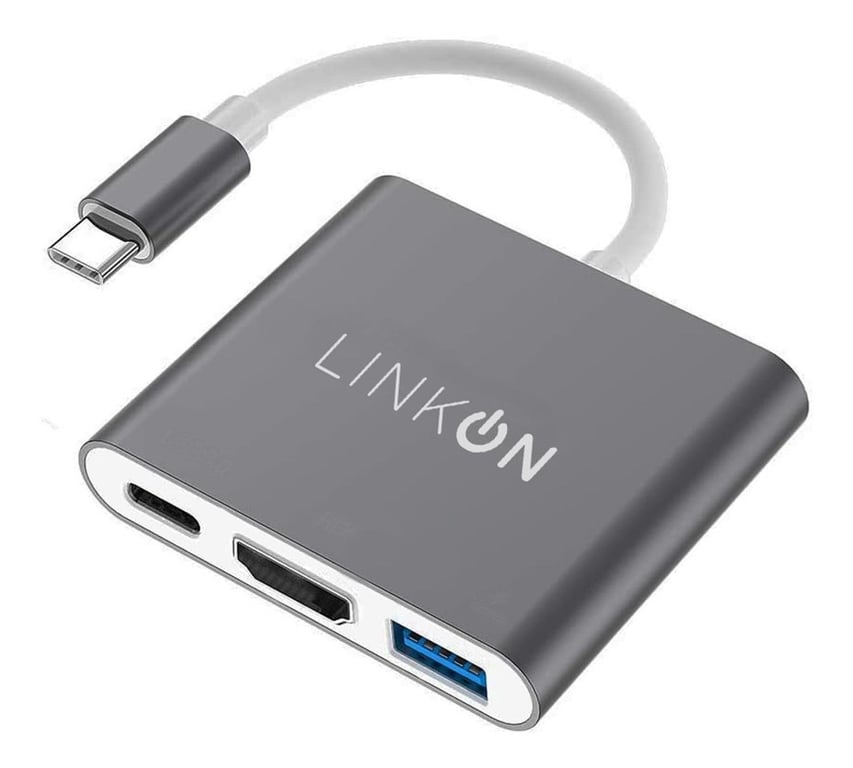 LINKON Hub Adaptador Usb Tipo C 3 En 1 Linkon Hdmi Para Mac Macbook | falabella.com