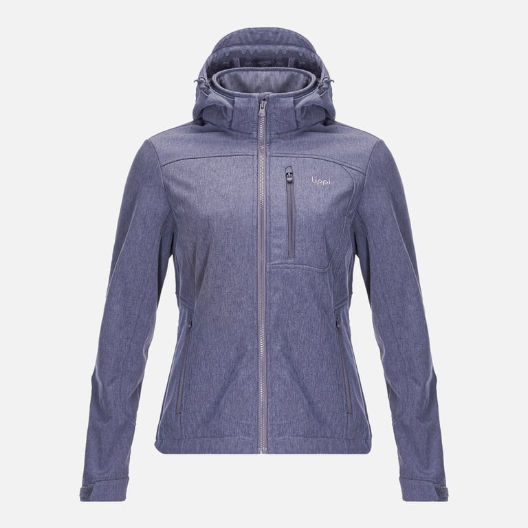 LIPPI Chaqueta Mujer Macaya Softshell Hoody Jacket Melange Azul Lavanda ...