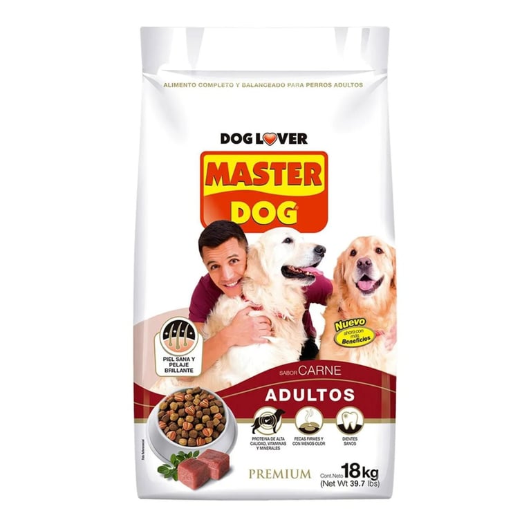 MASTER DOG ALIMENTO PARA PERRO DE 18KG ADULTO MASTERDOG | falabella.com