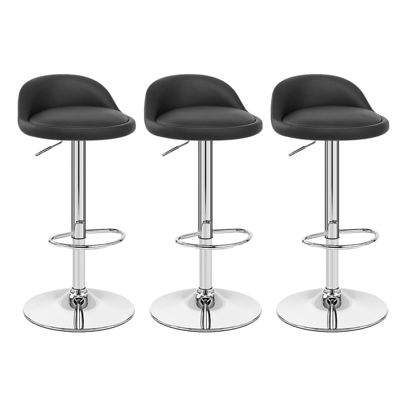 GLOBAL LATIN GROUP Pack 3 Sillas Piso Bar - Negro | falabella.com