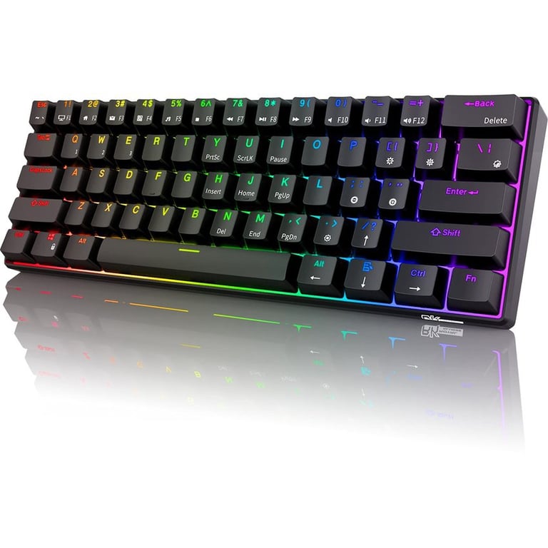 ROYAL KLUDGE Rk royal kludge rk61 wireless wired 60 mechanical keyboard ...