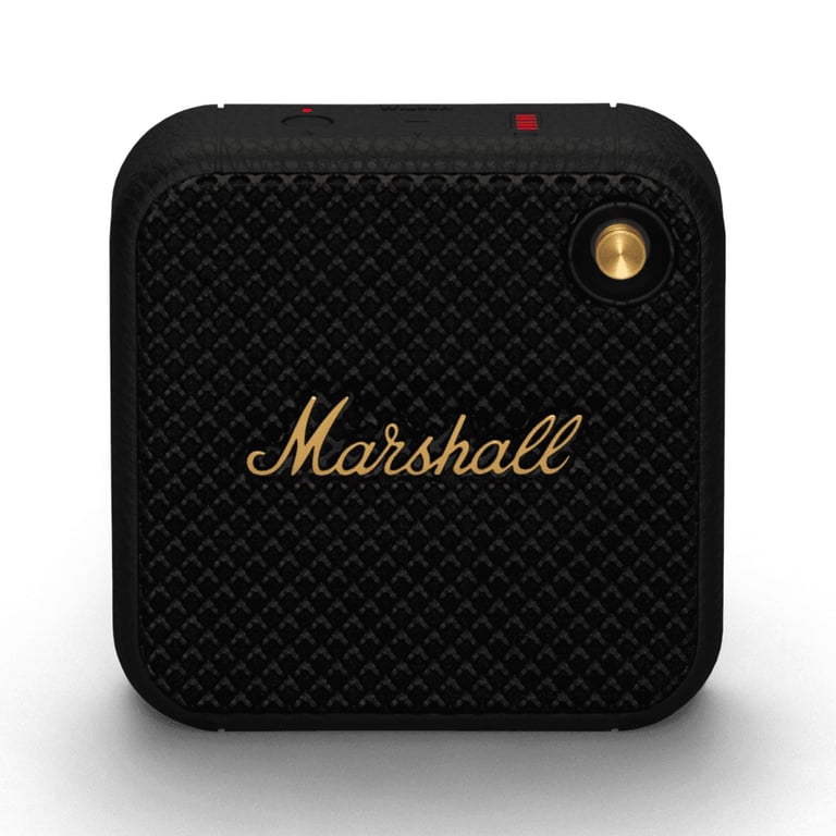 MARSHALL Parlante Portátil Bluetooth Marshall Willen Black And Brass ...