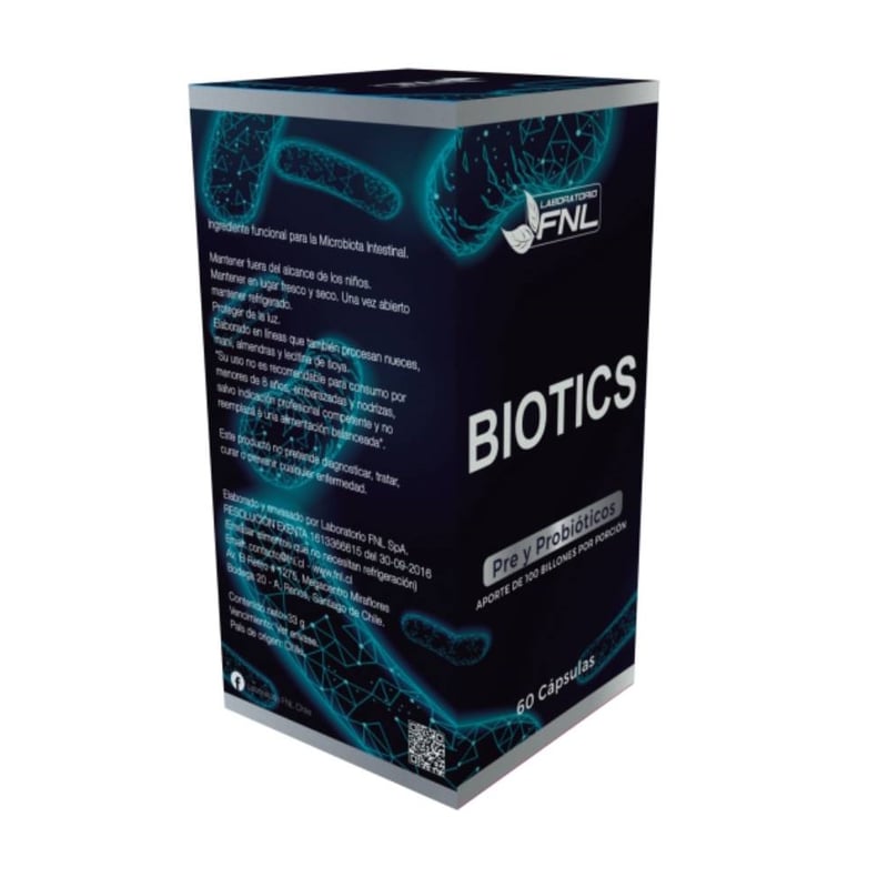 FNL Biotics Pre y Probioticos Fnl 60 Caps 14 Cepas 100 Billones ...