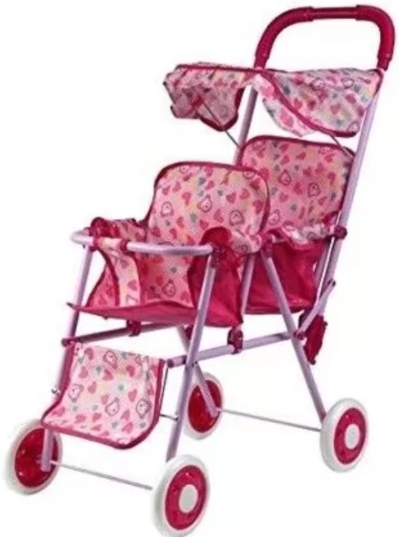 UNIVERSAL Coche doble metálico plegable para muñecas | falabella.com