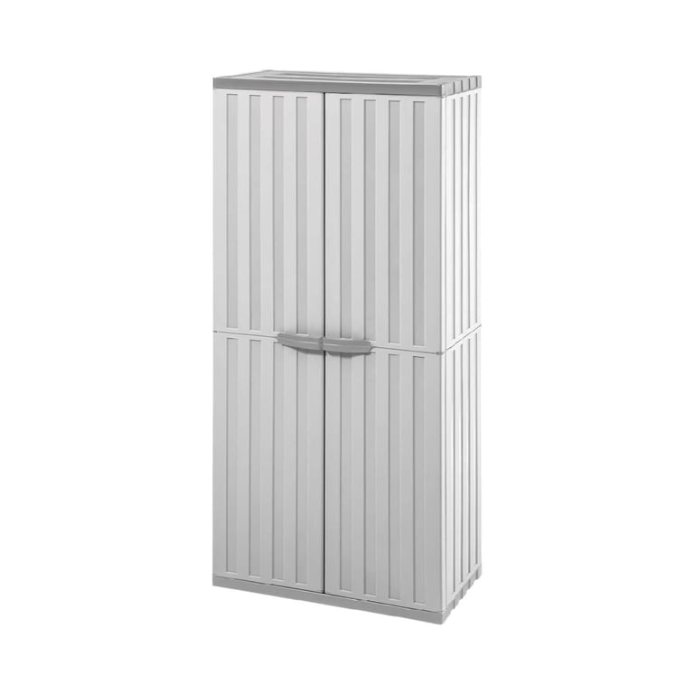RIMAX Armario Multiuso Plastico Gris 67.6x39x163 Starplast Rimax ...