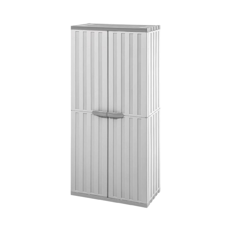 RIMAX Armario Multiuso Plastico Gris 67.6x39x163 Starplast Rimax ...