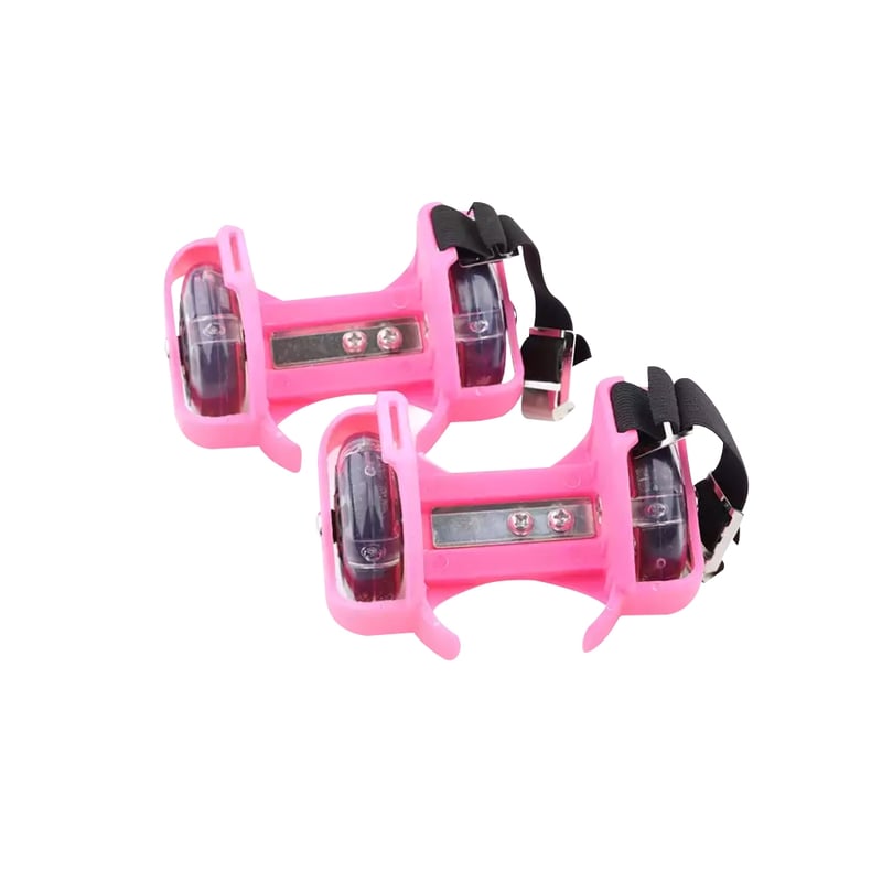 GENERICO Patines 2 Ruedas Ajustable Luz Led Roller Rosado | falabella.com