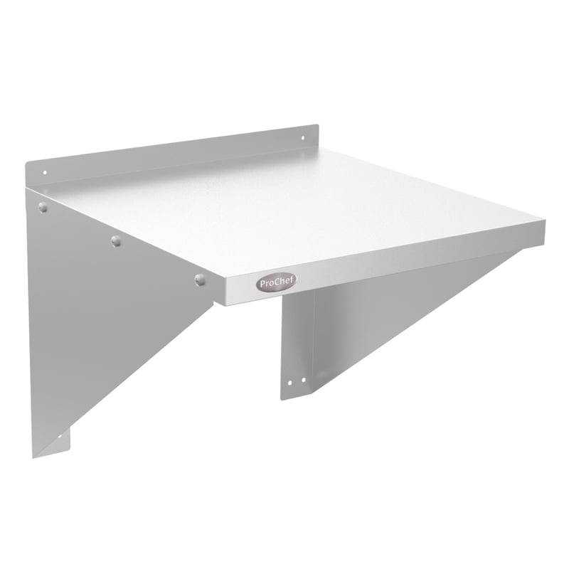 PROCHEF Repisa Mural Lisa 56x56 cm Acero Inoxidable para Microondas ...