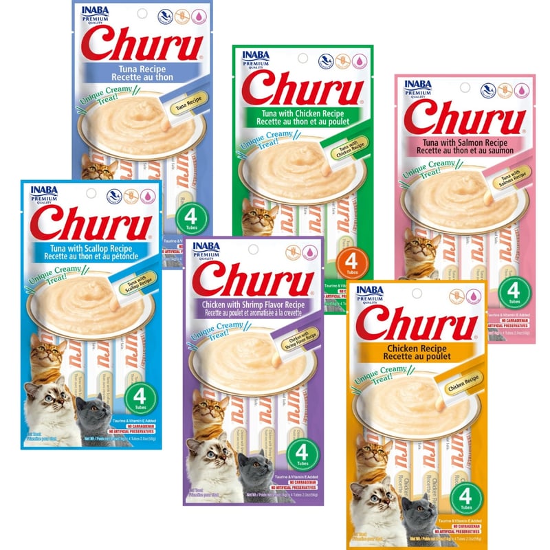 Churu Gatos - Pack De 6 Variedades | Sodimac Chile