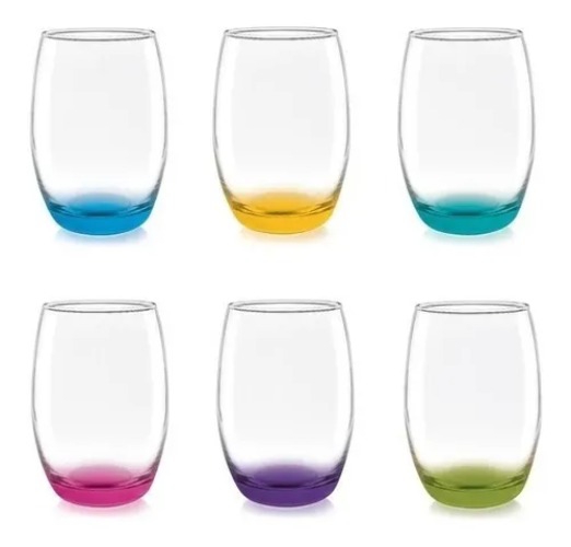 CRISTAR Set De 6 Vasos Altos Mikonos Fondo Color | falabella.com