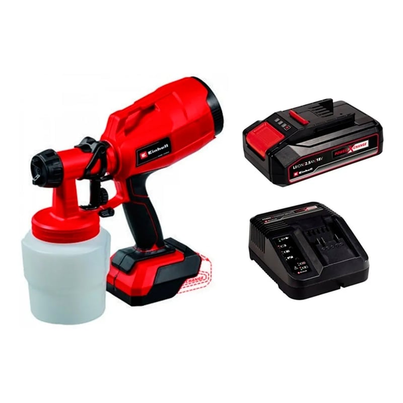 EINHELL Pistola De Pintura Inalambrica 18v Bateria Cargador Einhell | falabella.com