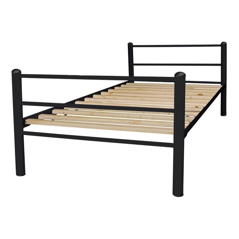 Cama Metálica 1 Plaza Negro | Sodimac - Falabella