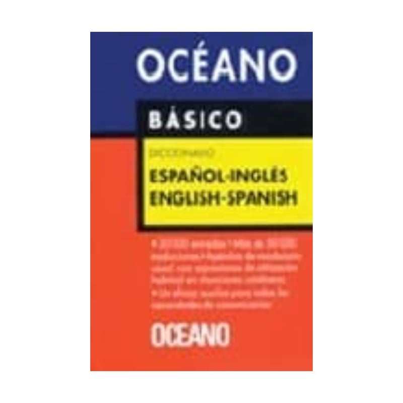 OCEANO Diccionario Oceano Basico Español-Ingles English-Spanish ...