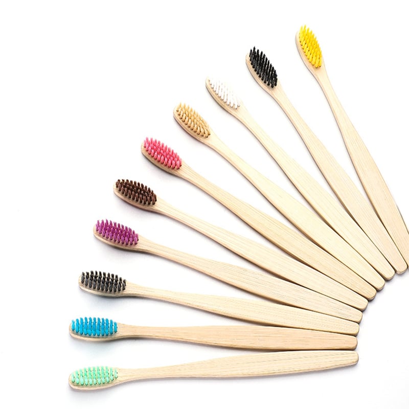 KUANGYE 10 Cepillo Dientes Bambú Adulto Con Caja Individual | falabella.com