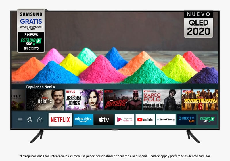 SAMSUNG QLED 55" Q60T UHD 4K Smart TV | falabella.com