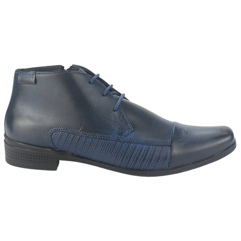 FERRACINI Botin Hombre Cuero Azul Ferracini 4363 | falabella.com