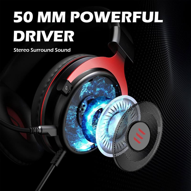 EKSA EKSA E900 RED AUDIFONOS GAMER | falabella.com
