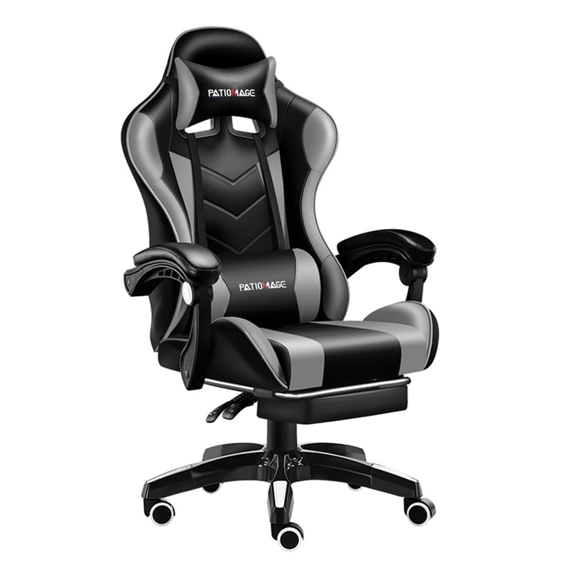 VIDITA Silla Gamer Profesional GX2000 con Reposapiés-Gris Vidita ...