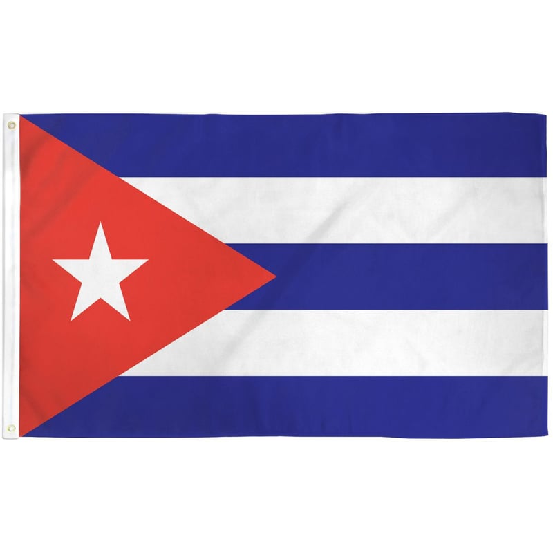 GENERICO Bandera de la República de Cuba 90cm x 60cm | falabella.com