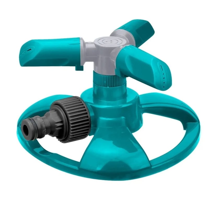TOTAL TOOLS Aspersor Plastico Giratorio Ajustable Jardin Riego ...