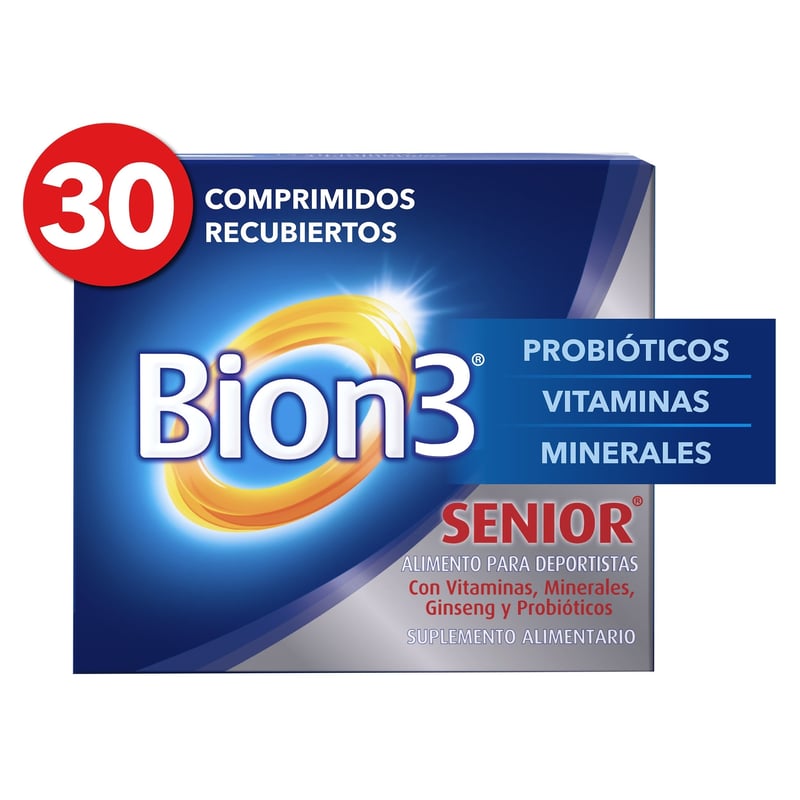 BION Bion 3 Senior 30 Comprimidos Recubiertos | falabella.com